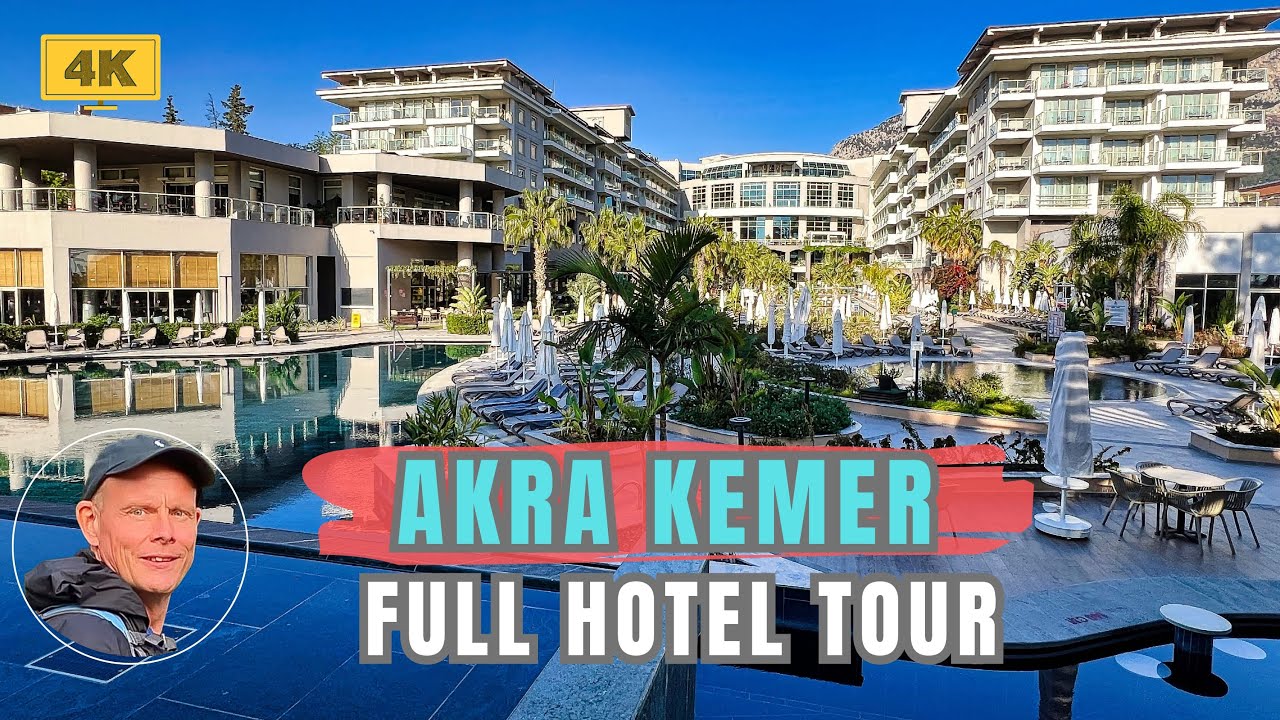 Akra Kemer - FULL HOTEL TOUR - Pool - Beach - Restaurant - SPA - Bar ...