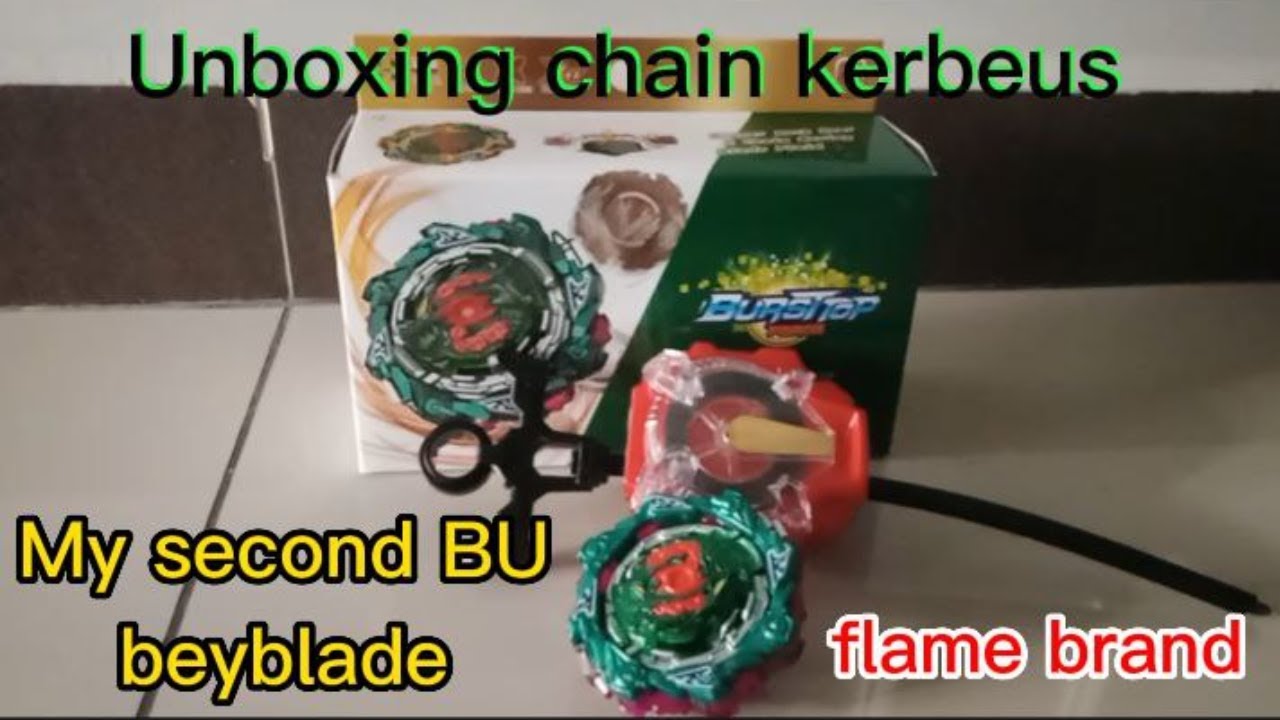 Second BU beyblade (Unboxing chain kerbeus) Zimburst04. - YouTube