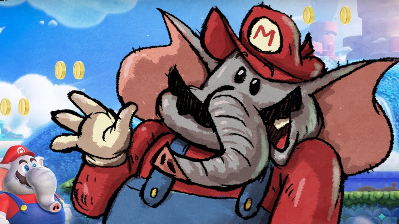 Super Mario Becomes an Elephant?! (WHOLESOME) - Animation - YouTube