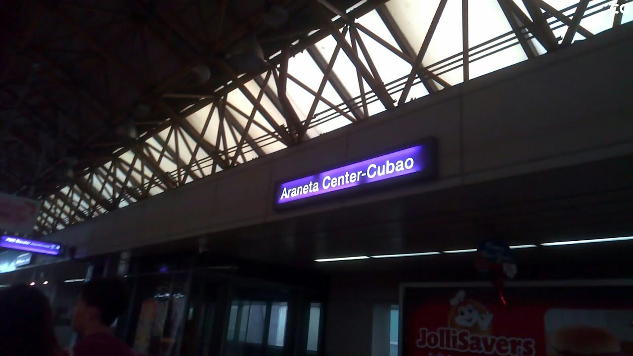 Manila Light Rail Transit Line 2 (LRT-2) - Pureza to Araneta-Cubao ...