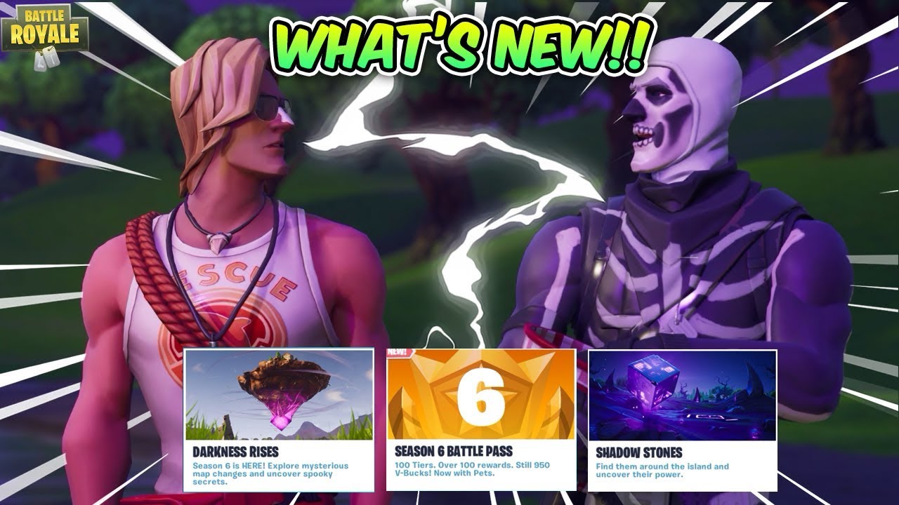 Fortnite Season 6 - Darkness Rises Released | What's New | Gameplay PC ...