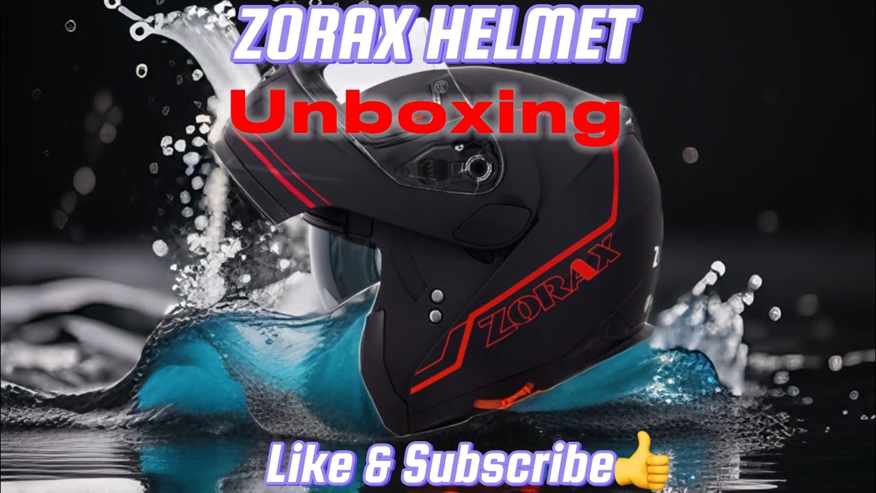 Unboxing beautiful ZORAX Helmet. - YouTube