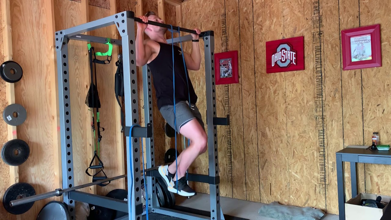 Band assisted pull up variations - YouTube