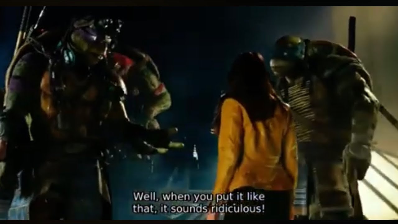 TMNT (2014) April Meets The Turtles - YouTube