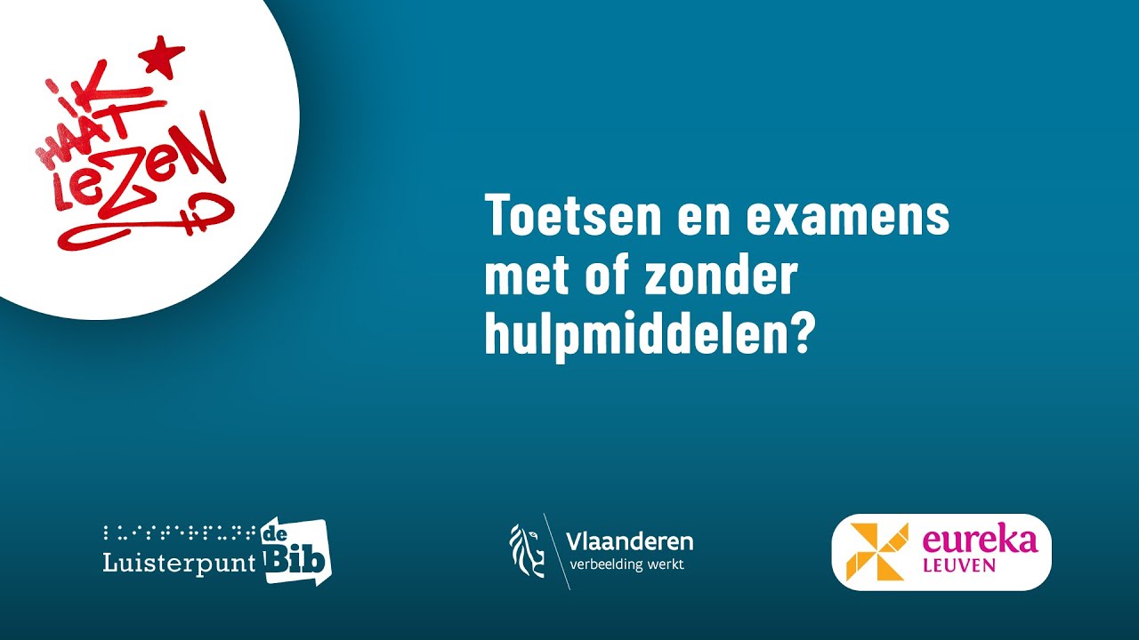 Toetsen en examens met of zonder hulpmiddelen? - YouTube