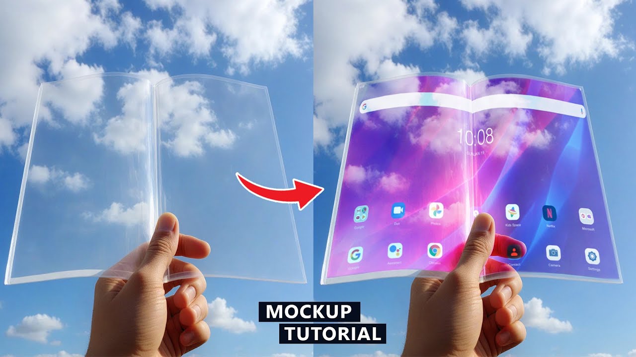 How to make transparent Mockup Photoshop Tutorial for beginners - YouTube