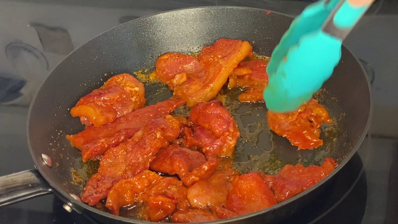 How to cook frozen tocino - YouTube
