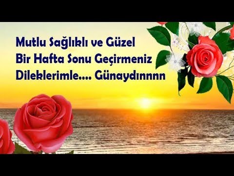 HAFTA SONU RESİMLİ MESAJI