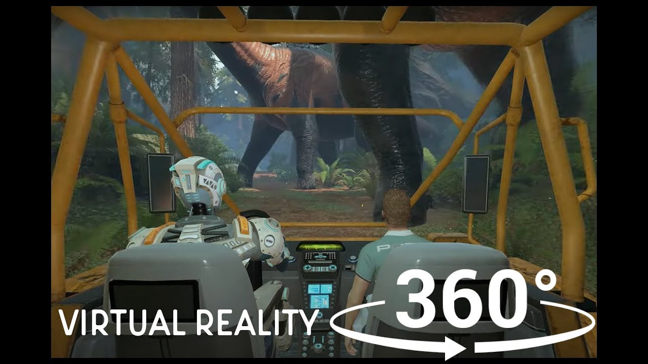 VR Dinosaur Safari | Thrilling Rides on Motion Simulators - YouTube