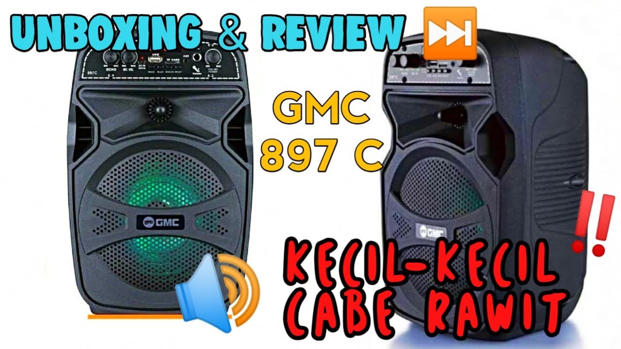 Review ‼️UNBOXING Speaker Bluetooth GMC 897C - YouTube