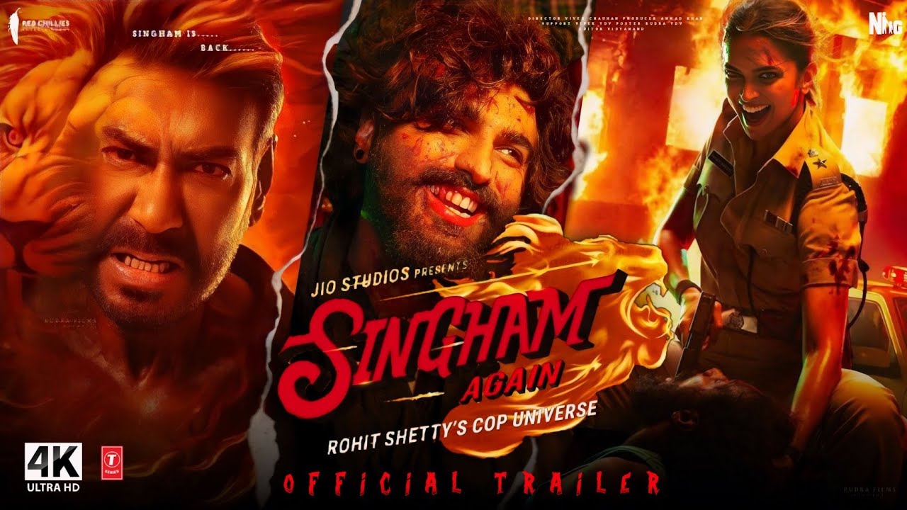 Singham Again - Official Trailer | Ajay Devgan | Deepika Padukone ...