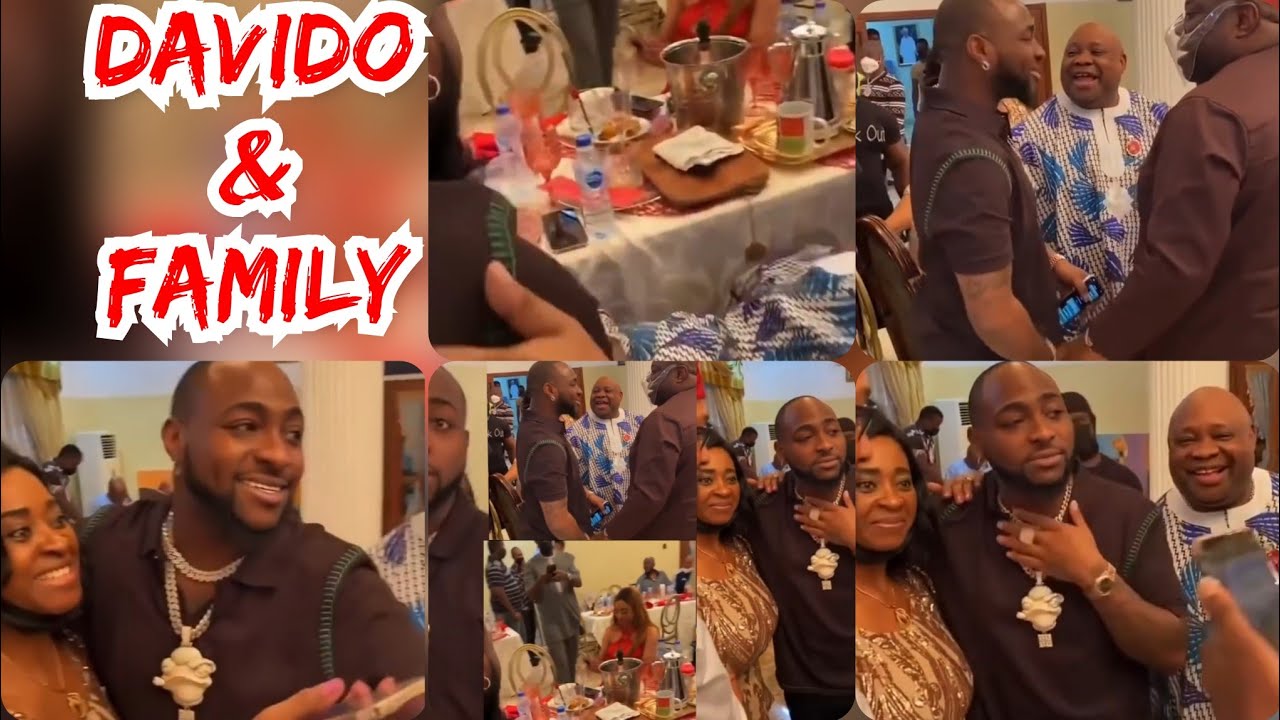 Davido Storms His Father's House In Style To Celebrate Christmas With ...