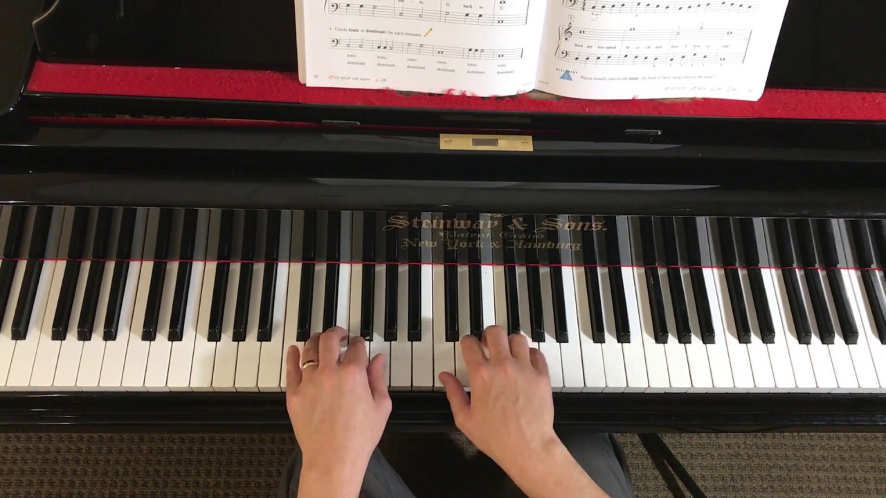 Two-Note March - Piano Adventures Level 1 - YouTube