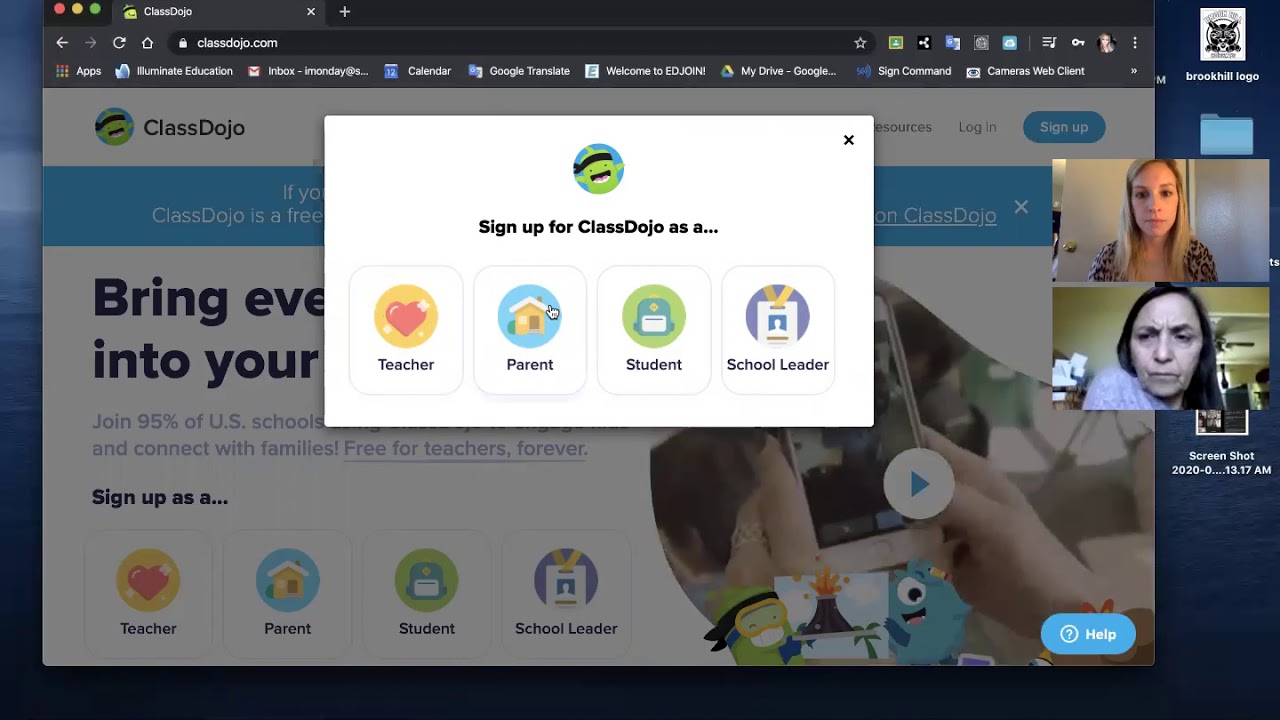 How to Connect on Class Dojo (Computer) / Cómo conectarse en Class Dojo ...