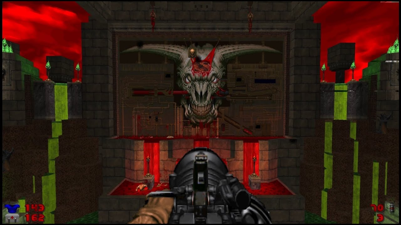 Doom With Mods Led's Generic Weapons: Doom 2 Hellscape, Map 30 Iconic ...
