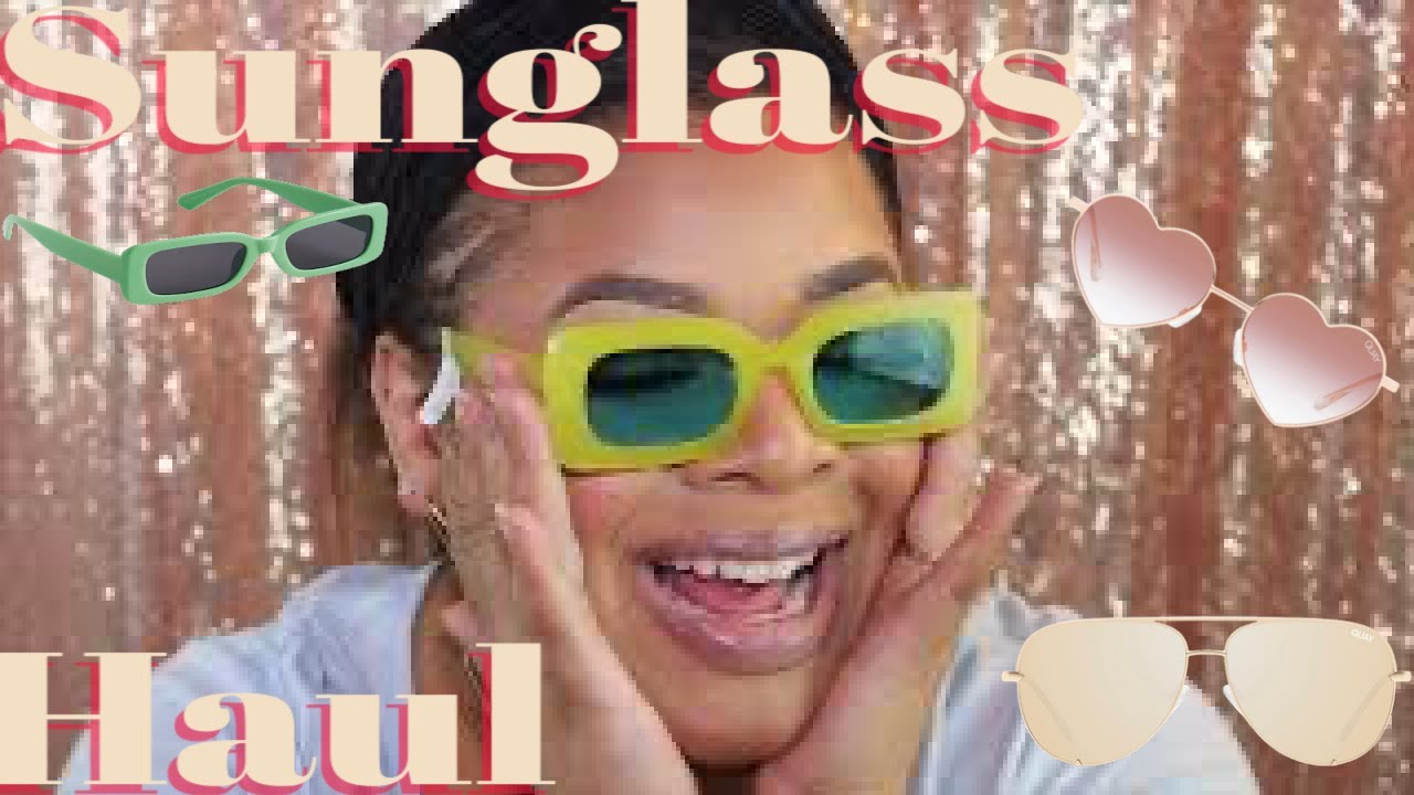 Sunglass Try On Haul Quay Australia Urban Outfitters 😎 Youtube