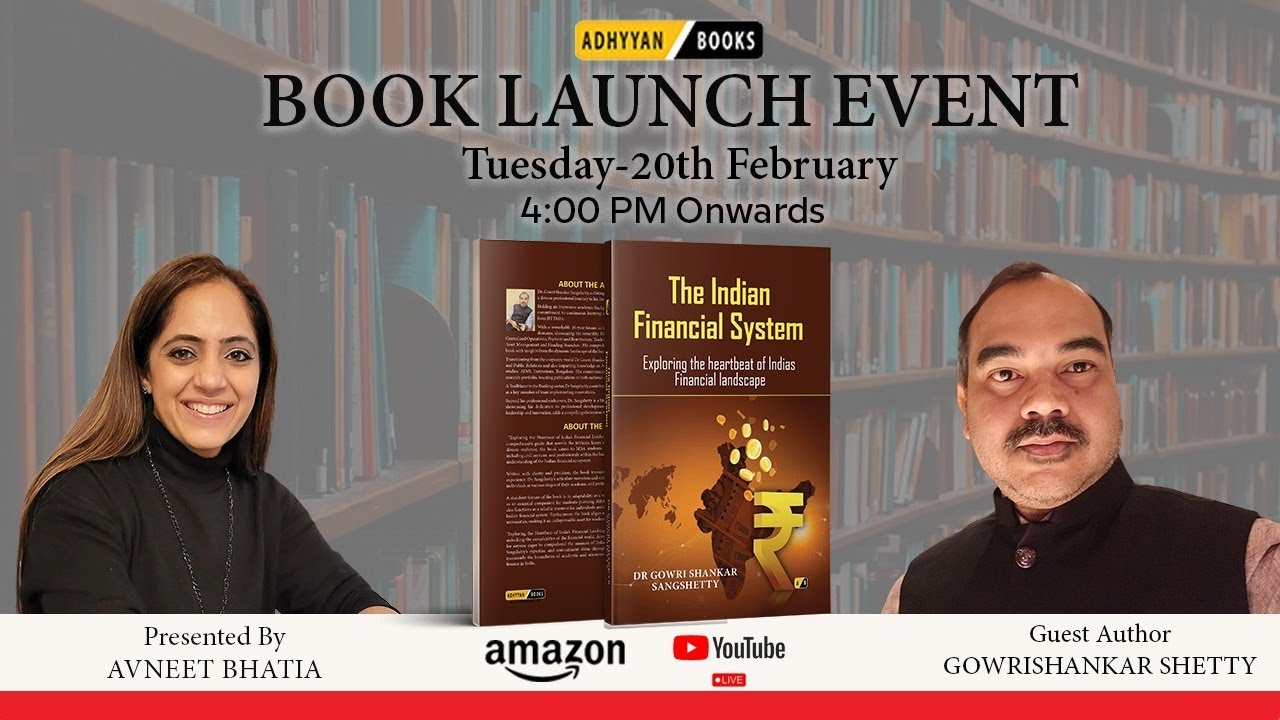 Book Launch Event of the book The Indian Financial System - YouTube