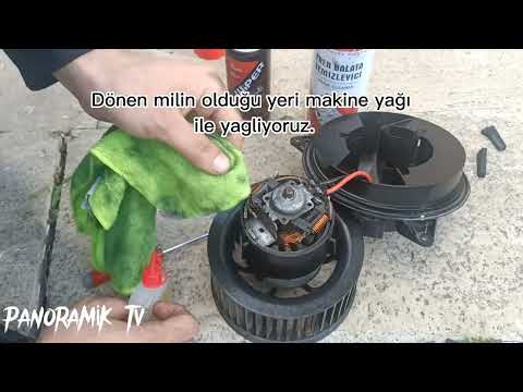 Kalorifer (klima) fan motoru ses sorunu nasıl çözülür ? Söküm işlemi & temizlik & montaj