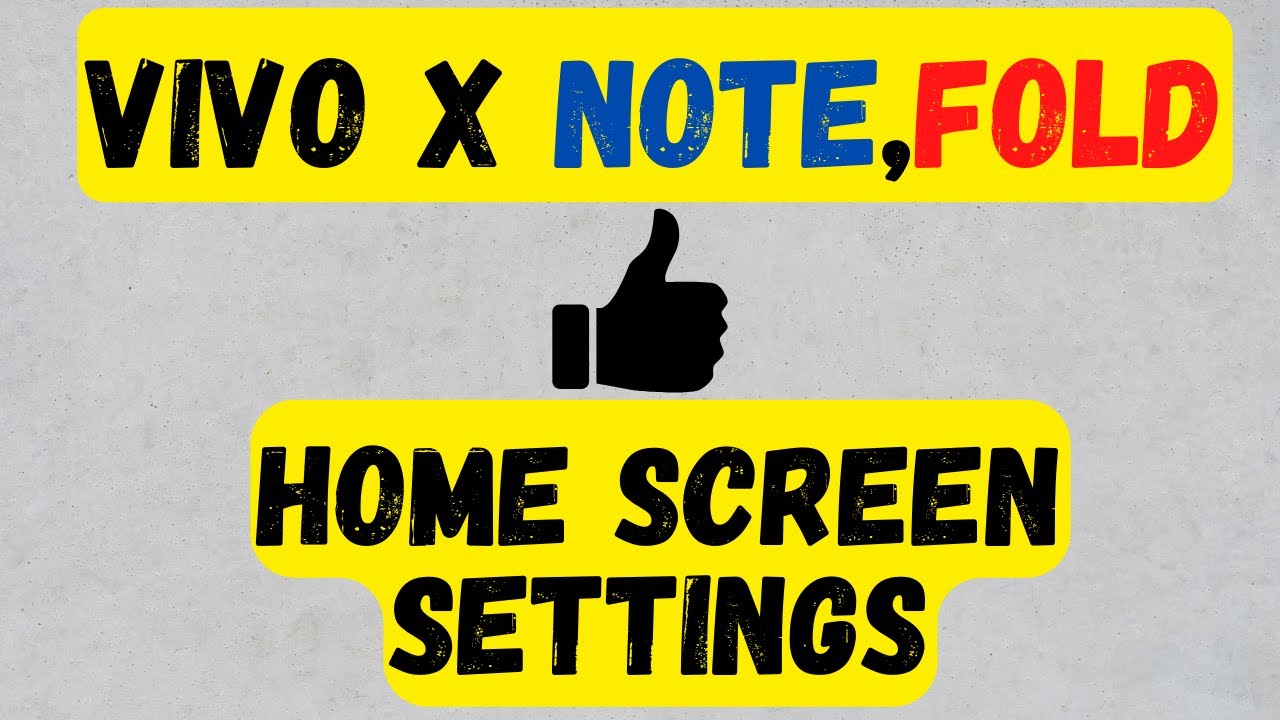 Vivo X Note, Fold Vivo Home Screen Setups And Home screen Widgets ...