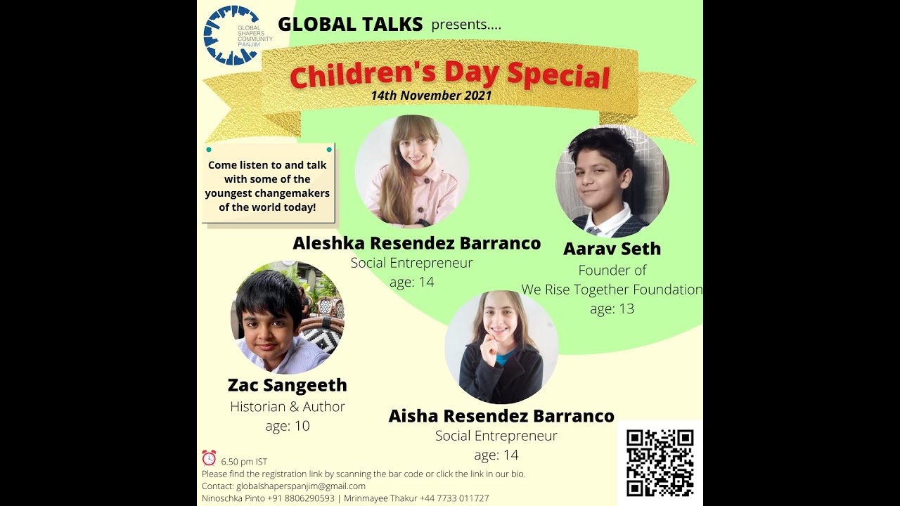 Global Talks CHILDREN'S DAY SPECIAL - Part I - YouTube