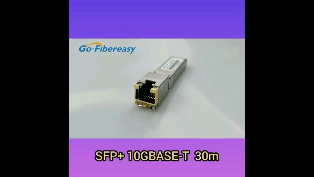 SFP 10G RJ45 Transceiver Module SFP-10G-TX 10GBase-T RJ45 Copper 3 - YouTube