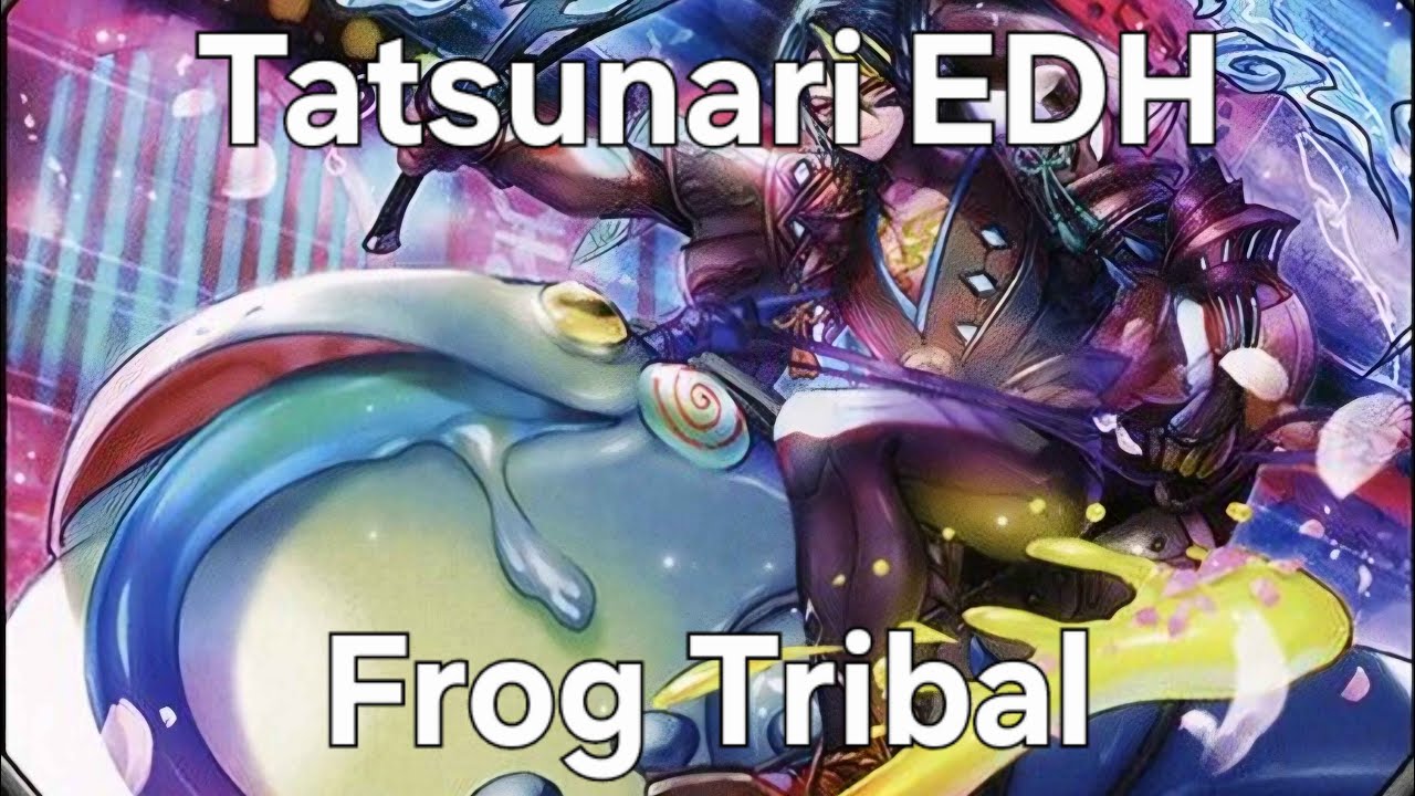 Tatsunari Toad Rider Frog Tribal EDH / Commander Deck - YouTube