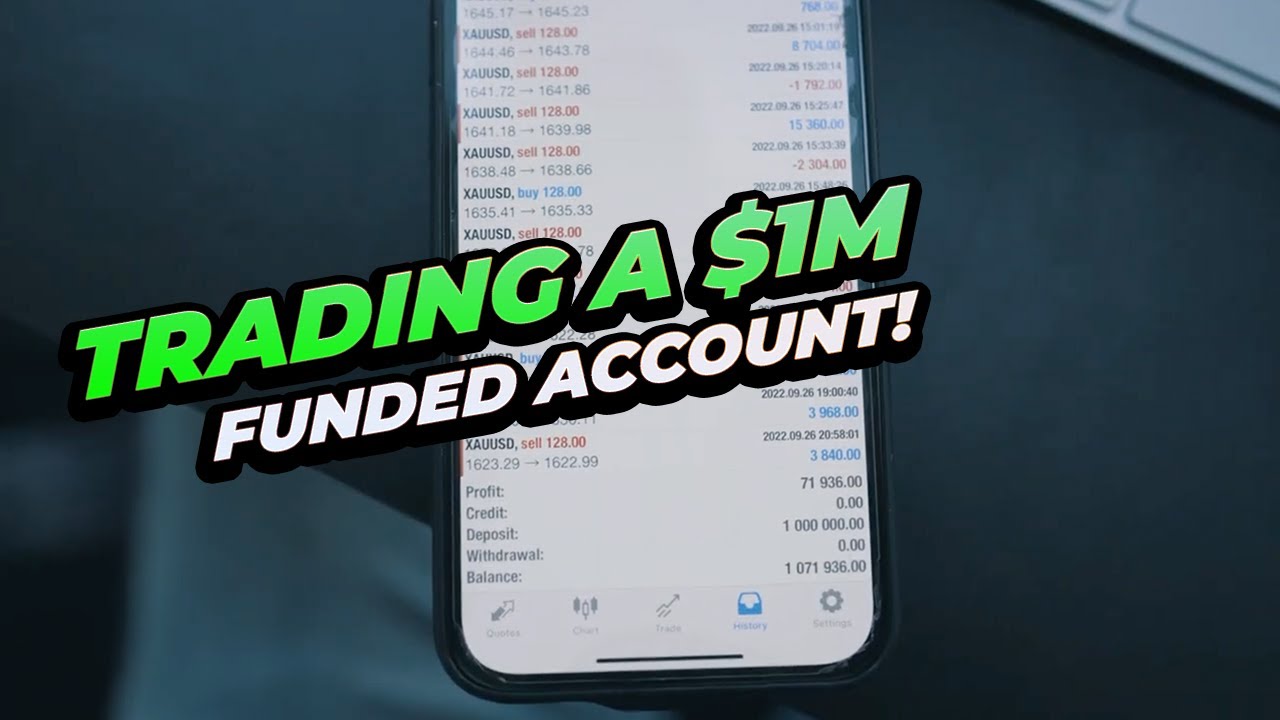 Trading On A 1 000 000 Funded Account PassYourChallenge YouTube
