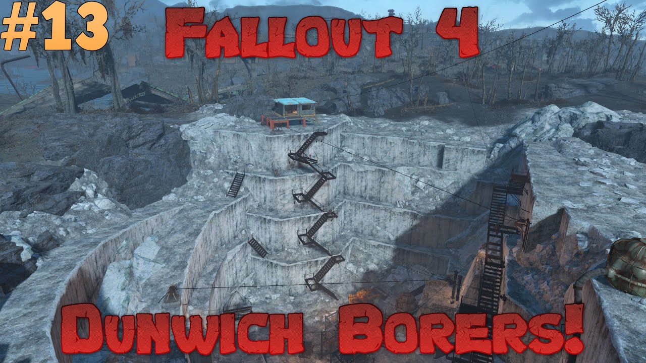 Fallout 4 Melee Only Survival Difficulty - Dunwich Borers! Ep 13 - YouTube