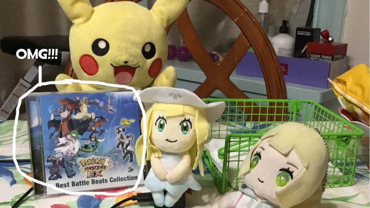 Pokémon Masters EX Best Battle Beats Collection CD unwrapping - YouTube