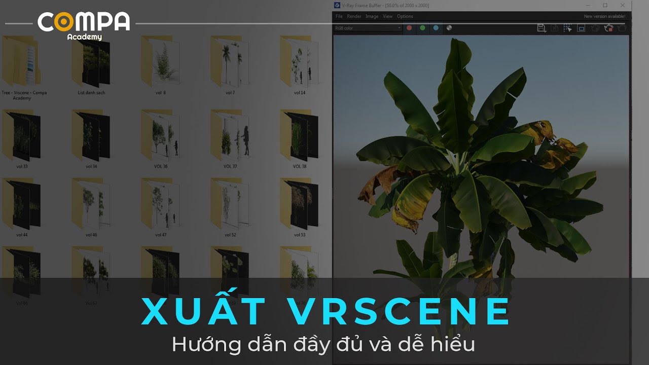 [ VRAY SKETCHUP ] Xuất thư viện cây 3ds Max qua SketchUp - Nhanh - Gọn ...