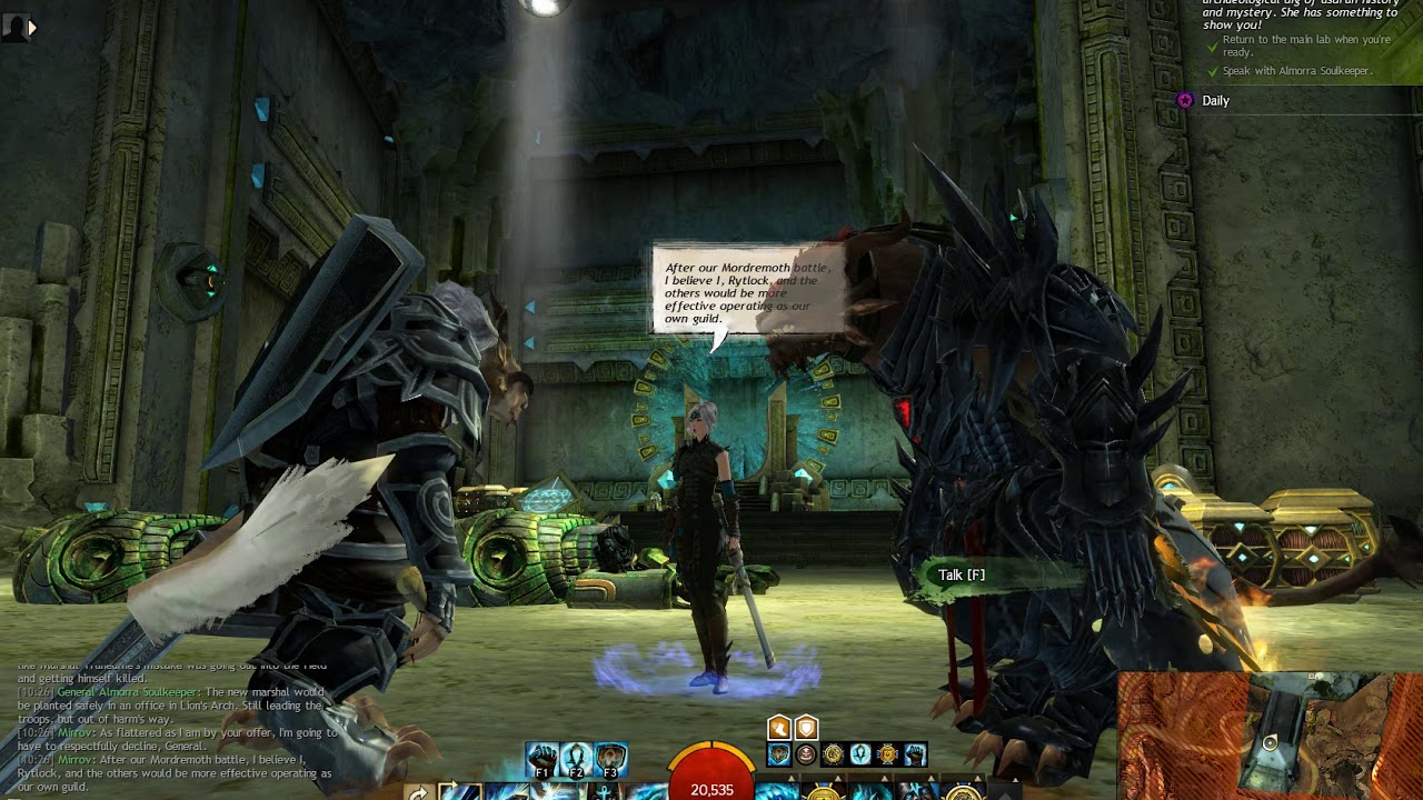 Guild Wars 2 - Guardian - Return to the main lab - Rata Novus - YouTube