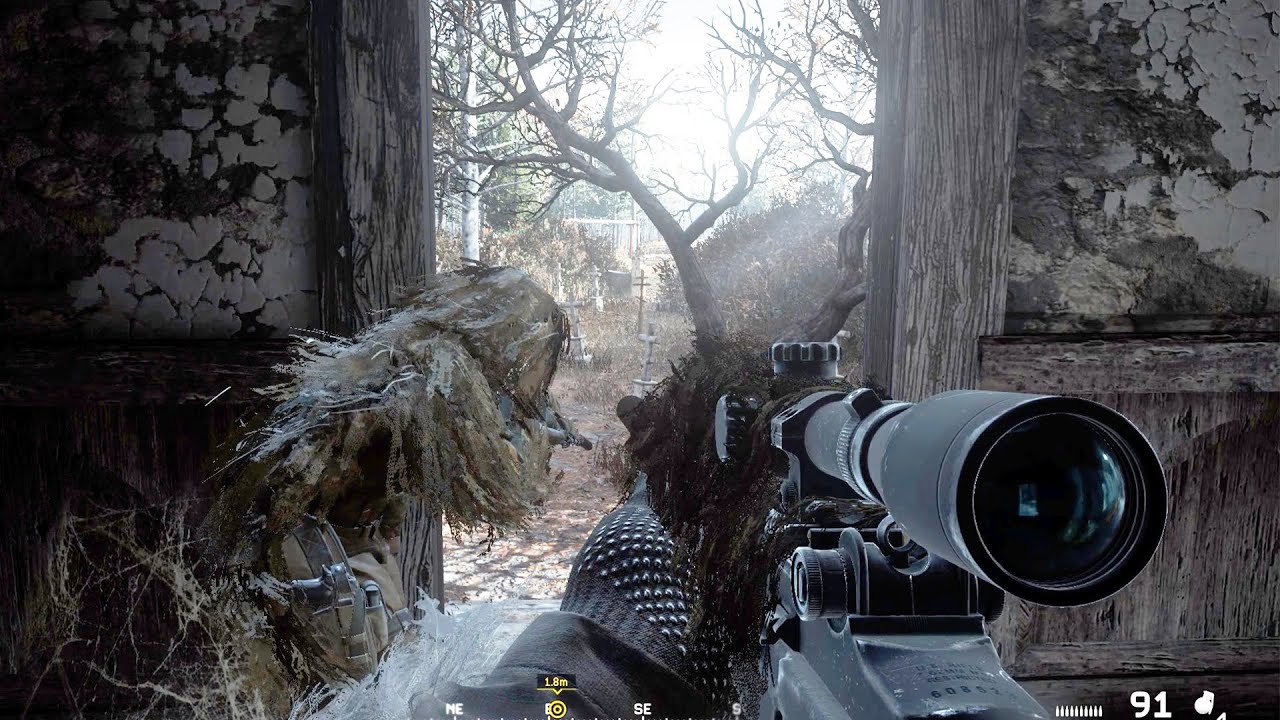 All Ghillied Up Mission With a Cool Stealth Way! | COD 4: Modern ...