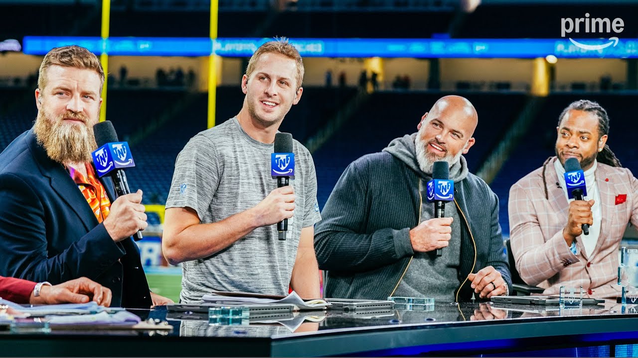 Lions QB Jared Goff Joins the TNF Desk | Thursday Night Football ...
