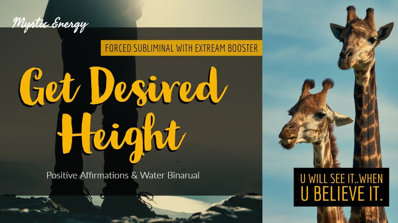 Get Desired Height - Forced Subliminal with Extreme Booster - YouTube