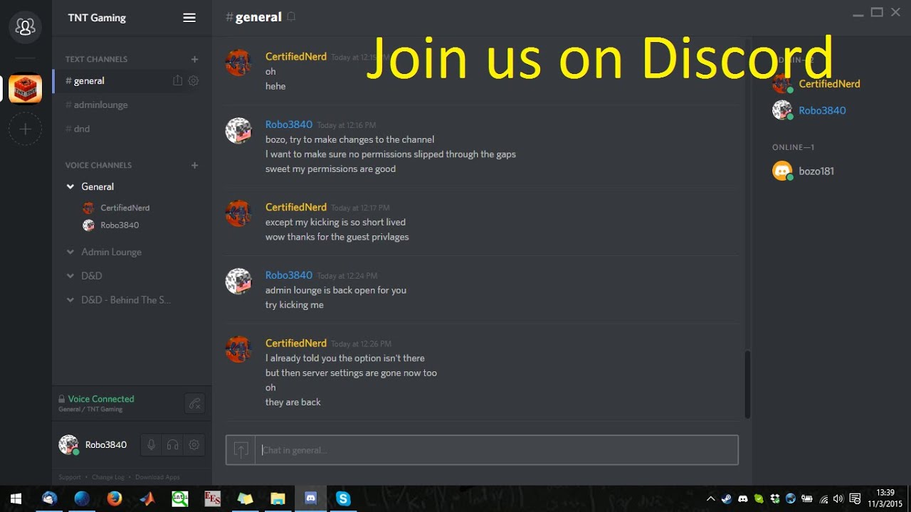 Join us on Discord - YouTube