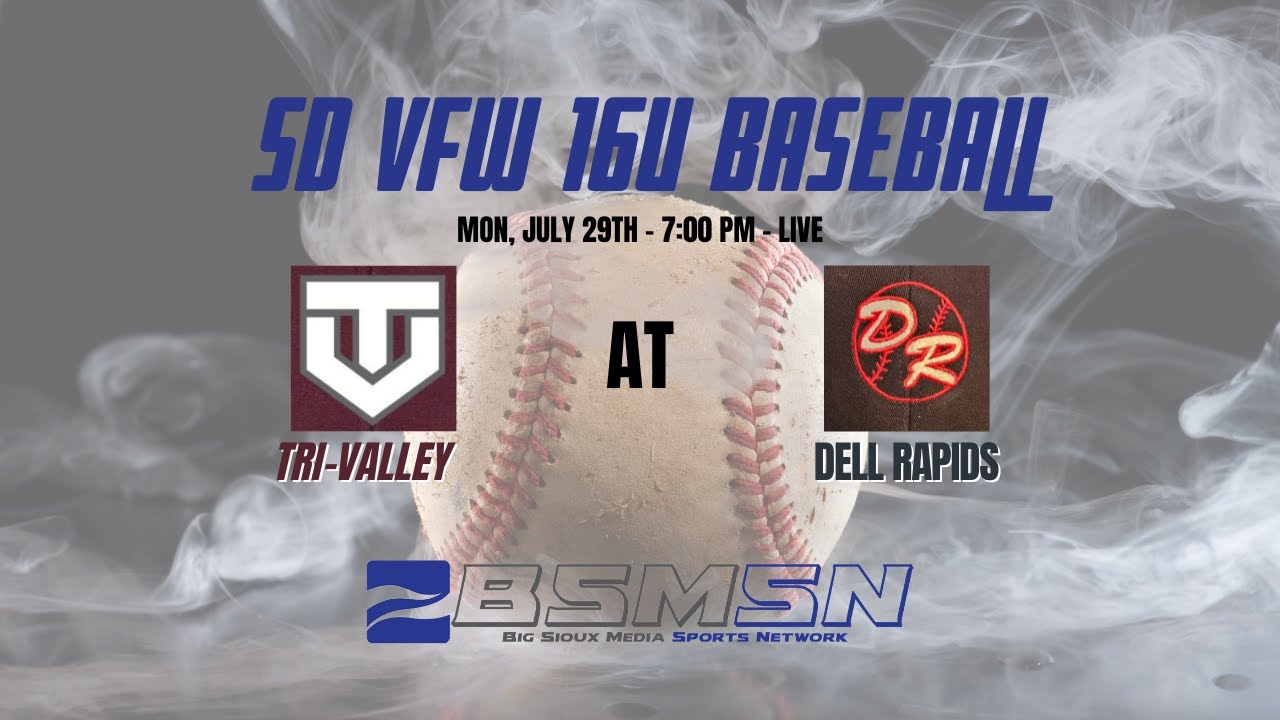 Dell Rapids vs Tri-Valley - SD VFW 16U Region Baseball - 7/29/24 - YouTube
