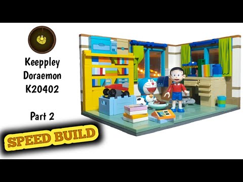 LEGO Doraemon (Keeppley) | Speed Build | Part 2 | Unofficial Lego - YouTube