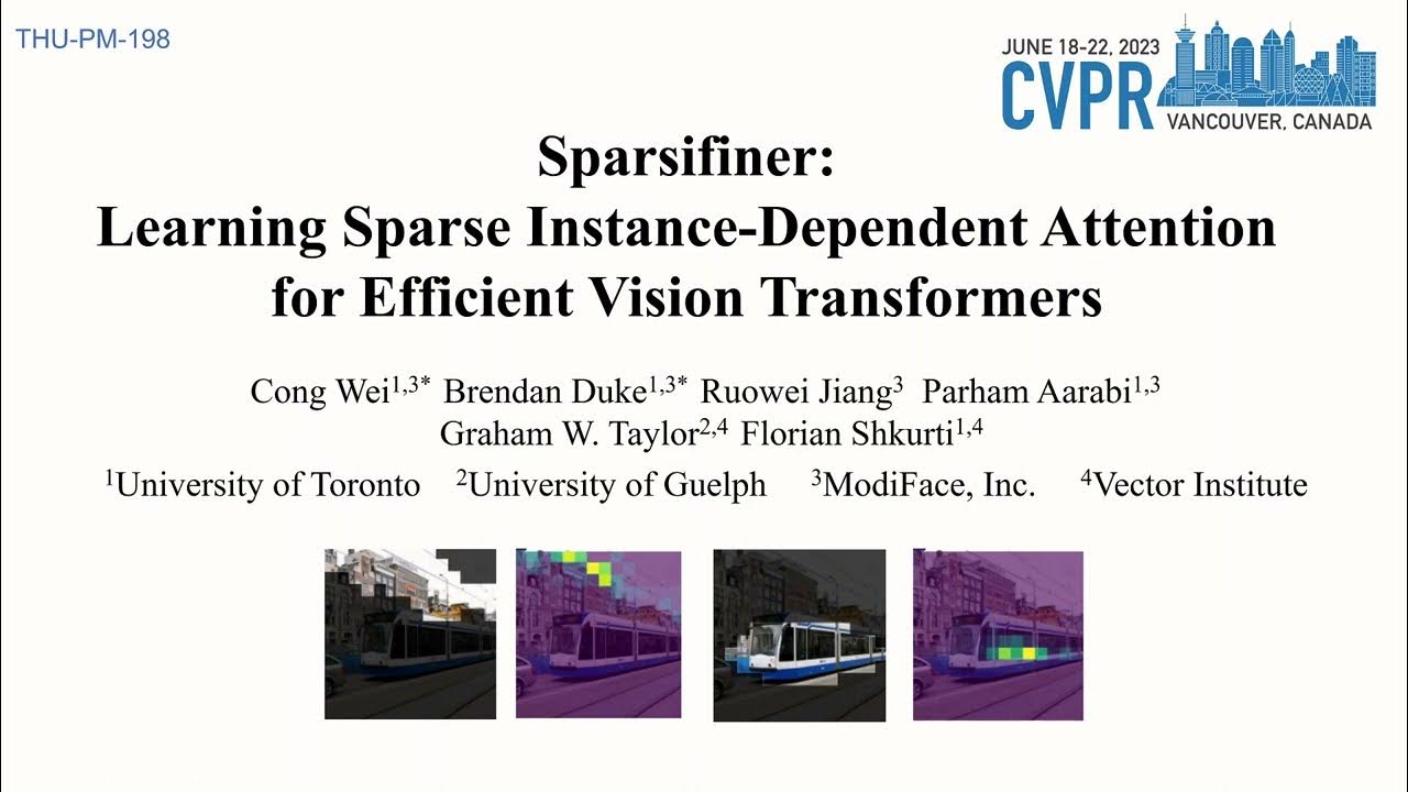 CVPR2023 Sparsifiner: Learning Sparse Instance-Dependent Attention for Efficient Vision ...