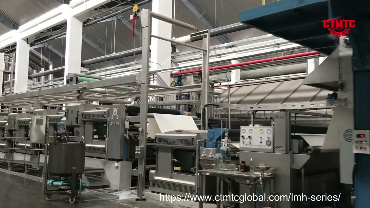 Desizing Scouring & Bleaching Machine CTMTC - YouTube