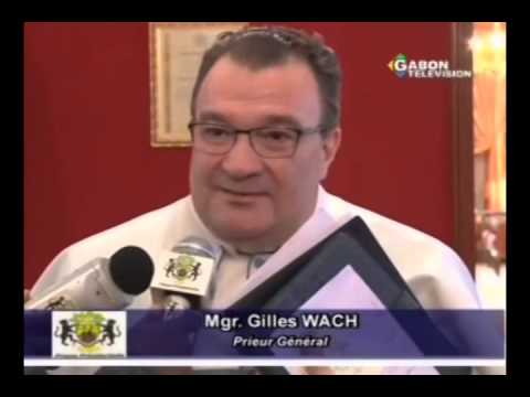 RTG - Le Chef de l' Etat reçoit Mgr Gilles WACH en prélude - YouTube