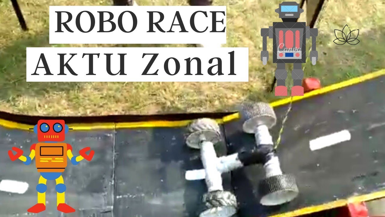 Robo 🤖 Race Competition | AKTU Zonals 2019-20 | Team Dynobot KIET ...