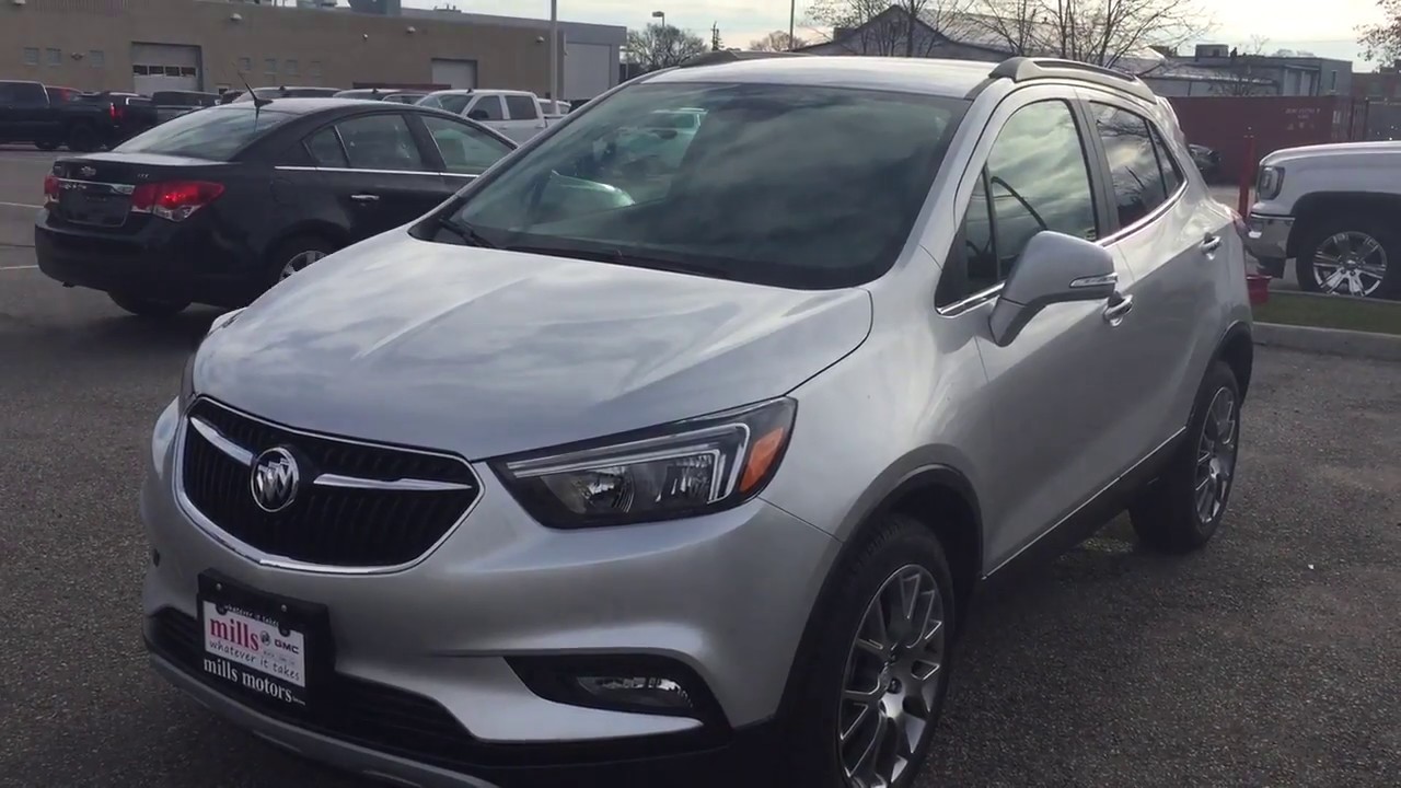 2018 Buick Encore FWD Sport Touring On Board Navigation Silver Oshawa ...