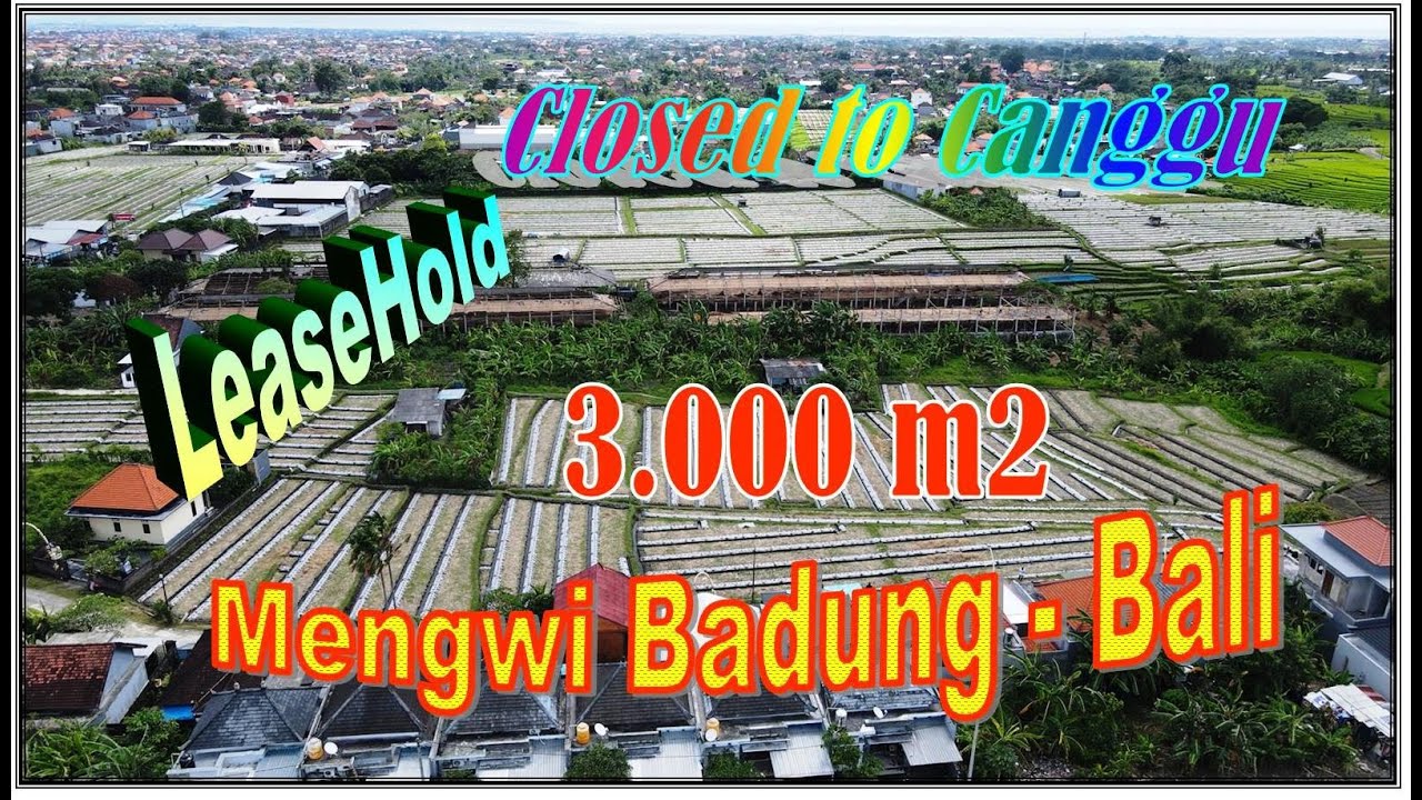 ID TSCG2304 Tanah disewakan di Bali Leasehold land in Abian Base Closed ...