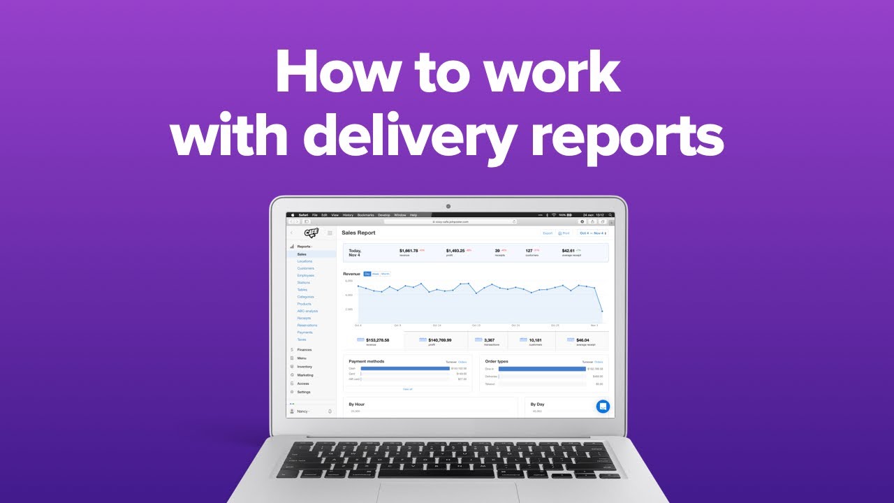 How to work with delivery reports in Poster - YouTube