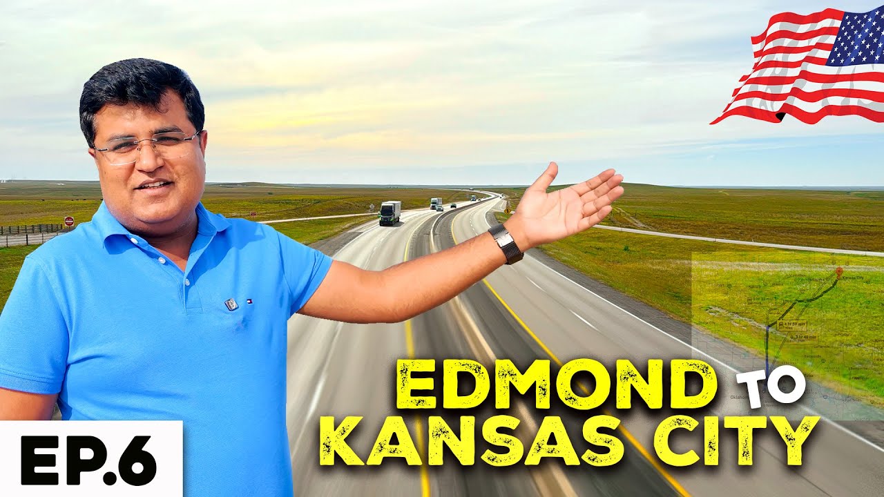 Long Drive on the Scenic Highway I-35 | Edmond to Kansas | Exploring ...
