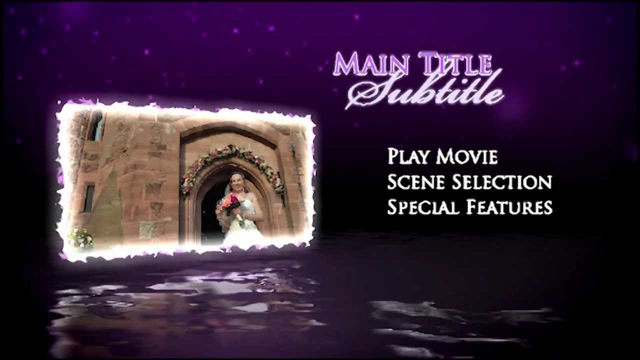 Beautiful Wedding DVD Menu - YouTube