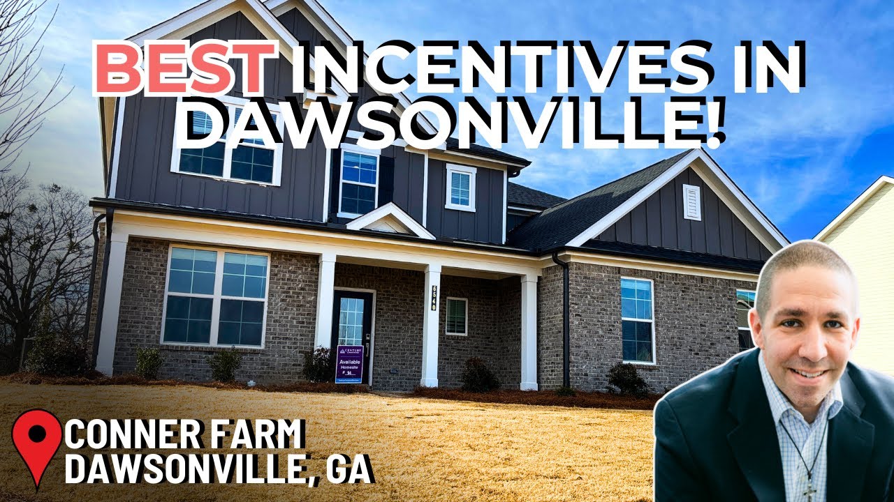 Conner Farm Dawsonville!! Amazing New Home Incentives & Tours! - YouTube