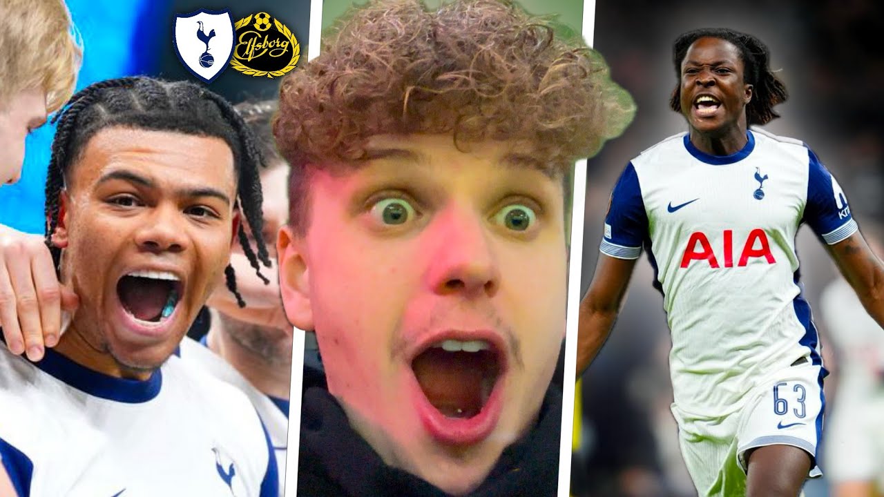 TOTTENHAM 3-0 ELFSBORG! Spurs Young Stars SCORE ALL 3 GOALS In The ...