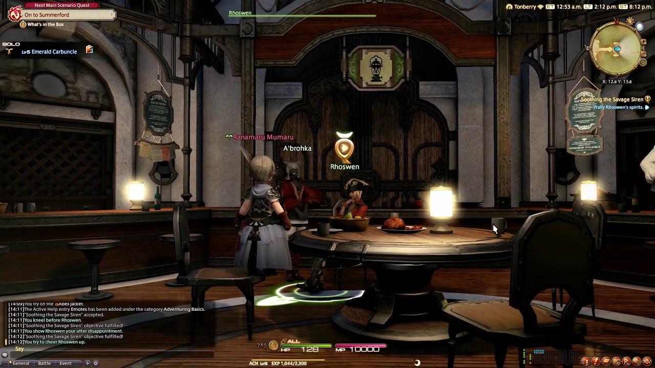 FFXIV Side Quest - Soothing the Savage Siren (Limsa Lominsa) - YouTube