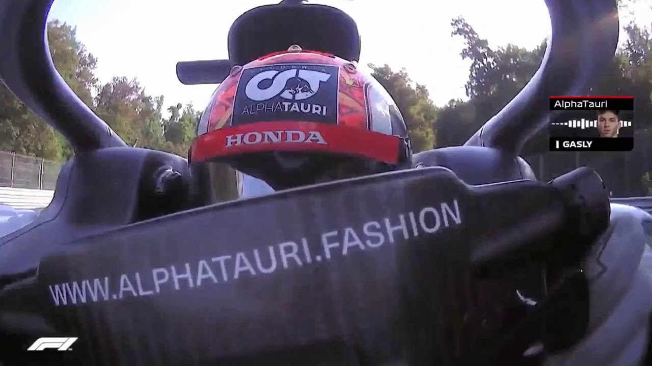 Pierre Gasly Radio screaming happy After wins the Race F1 2020 Italian ...